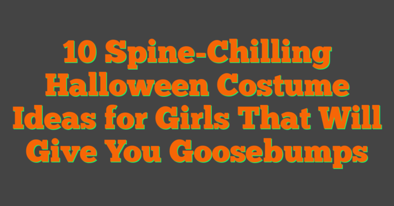 10 Spine-Chilling Halloween Costume Ideas For Girls That Will Give You ...